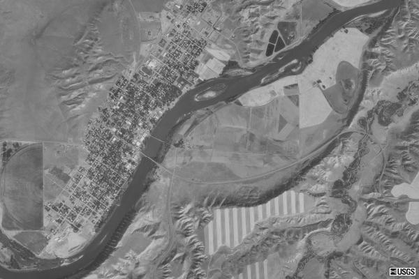 Aerial Photographs of the Montana Hi-Line : Fort Benton, Montana Aerial ...